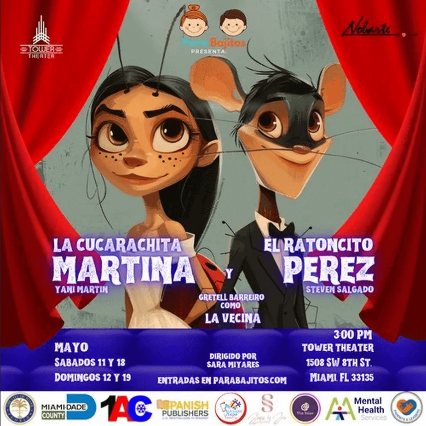Llega al Tower Theater la obra infantil "La cucarachita Martina y el ...